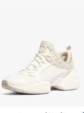 Michael Kors | Shoes | Michael Kors Womens Signature Logo Mesh Trainer ...